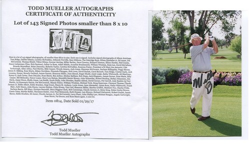 PGA golf MILLER BARBER with PCOA signed AUTOGRAPH 3134 | eBay