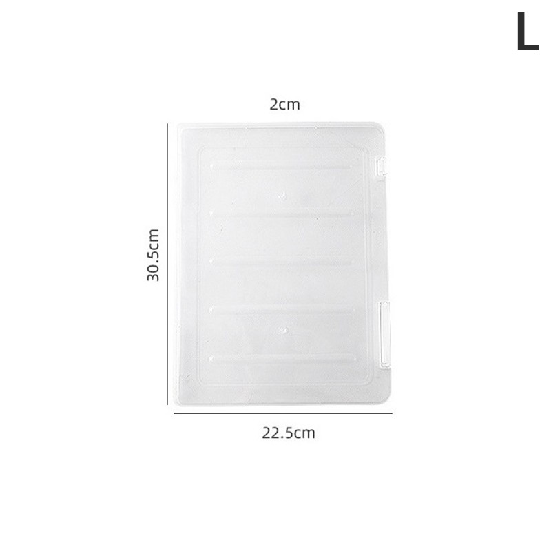 A4 Transparent Storage Box Clear Plastic Document Paper Filling Case ...