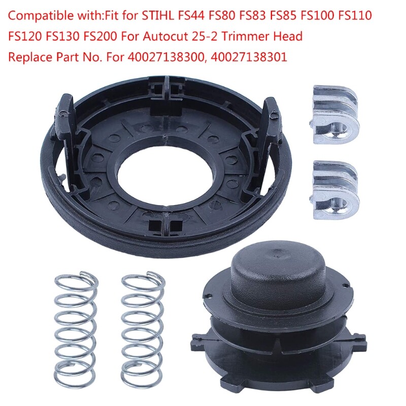 String Trimmer Replacement Parts for Head Spool & Cover Set | eBay