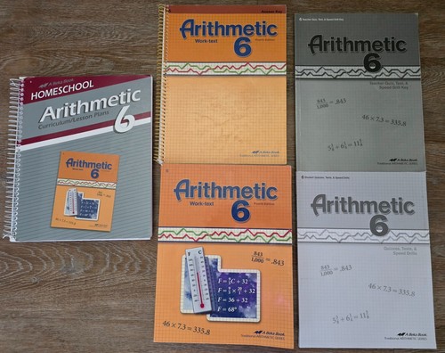 Abeka Arithmetic 6: Complete Child and Parent Kits: Current 4th Edition | eBay