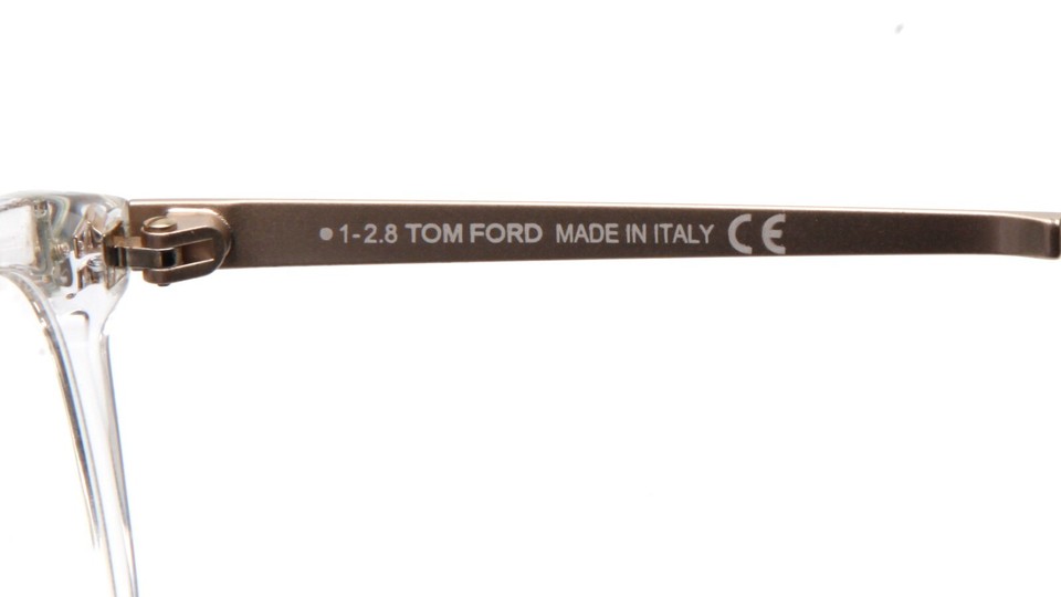 NEW TOM FORD TF5353 026 Clear Eyeglasses Frame 54-15-140mm B38mm Italy ...