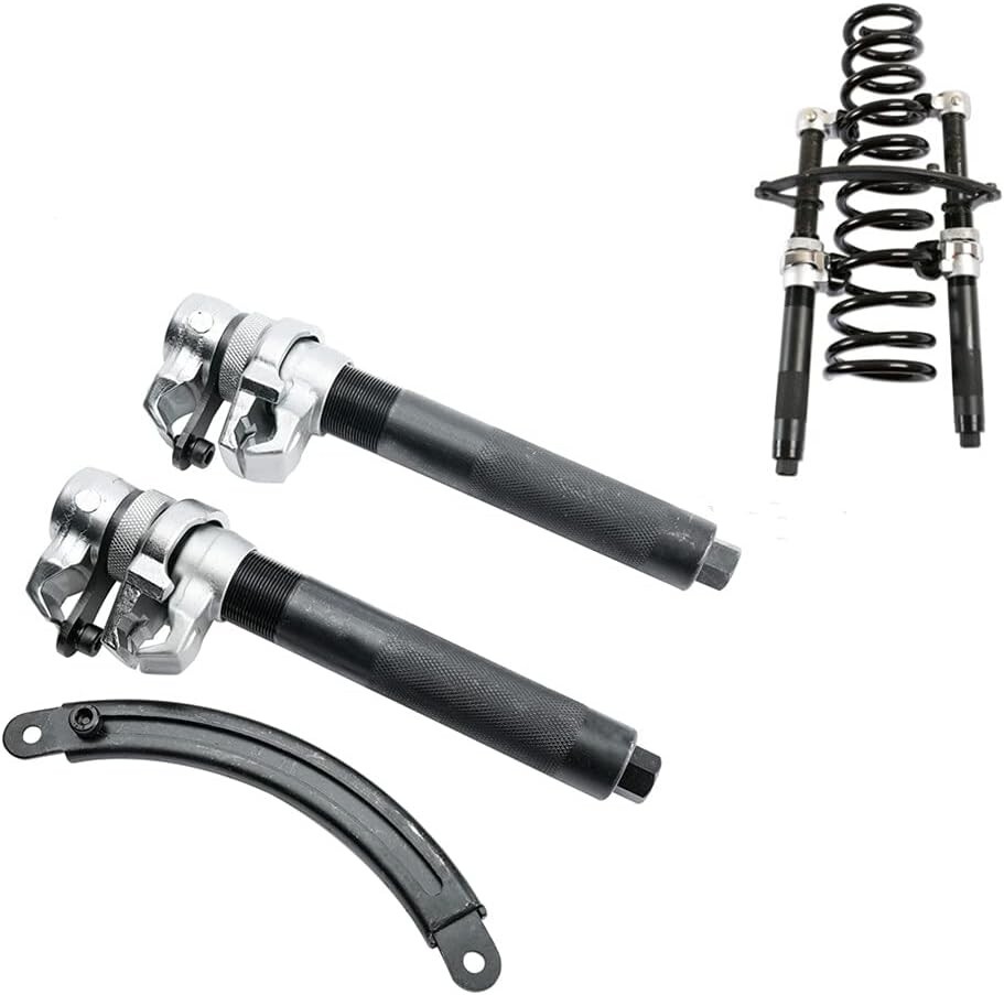 Heavy Duty Macpherson Strut Spring Compressor w/ Safety Bracket 2200lb ...