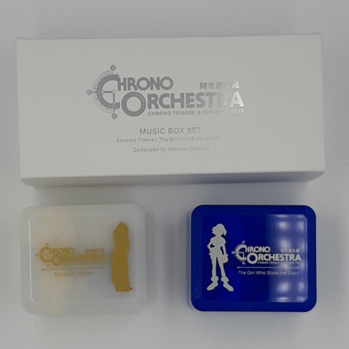 Chrono Orchestra Chrono Trigger Chrono Cross Music Box Set Square Japan ...