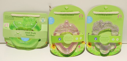 Green Sprouts Baby Infant Cool Fruit Teethers Soothes Gums 3m+ 3pk | eBay
