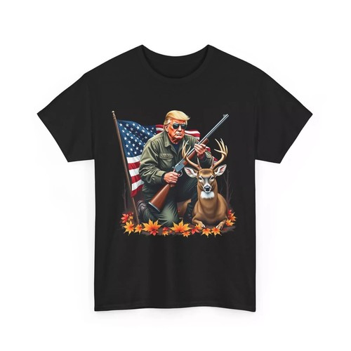 Hunting Deer Season Vintage Trump USA Flag Camouflage T-Shirt | eBay