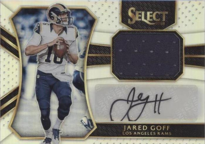 2016 Panini Select - Rookie Autographed Materials Jared Goff #RM-JG /49 ...