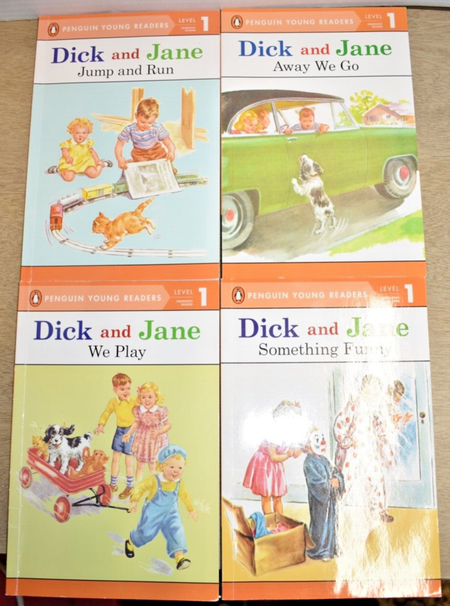 set of 4 Penguin Young Readers Level 1 Dick and Jane books | eBay