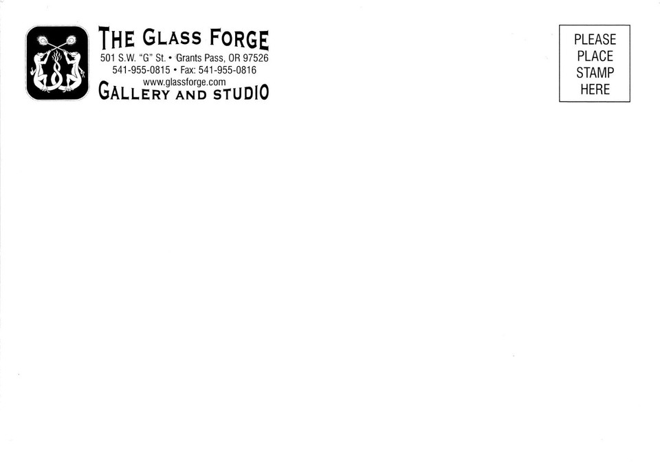 The Glass Forge Grants Pass Oregon Postcard | eBay