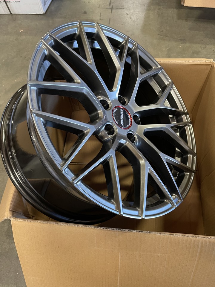 One 18x8.5 +35 Avid.1 SL03 5x114.3 Hyper Black Wheel (Used) | eBay