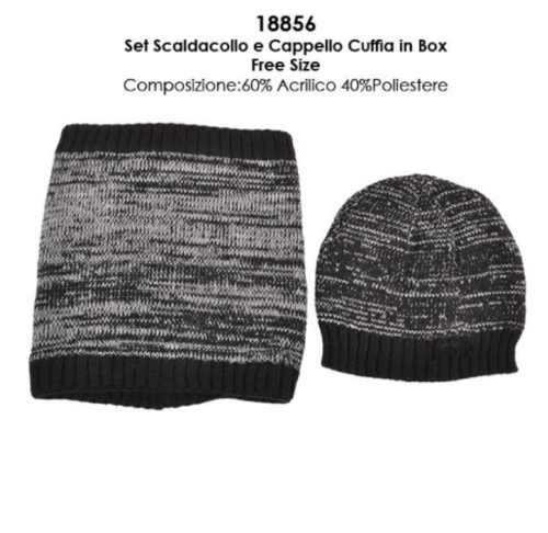 Set Charro Caldo Cappello Cuffia Invernale Taglia Unica + Scaldacollo ...