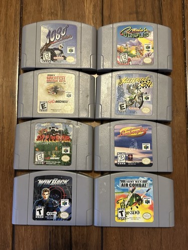 Lot Of 8 Nintendo 64 N64 Games All Authentic Tested And Working | eBay