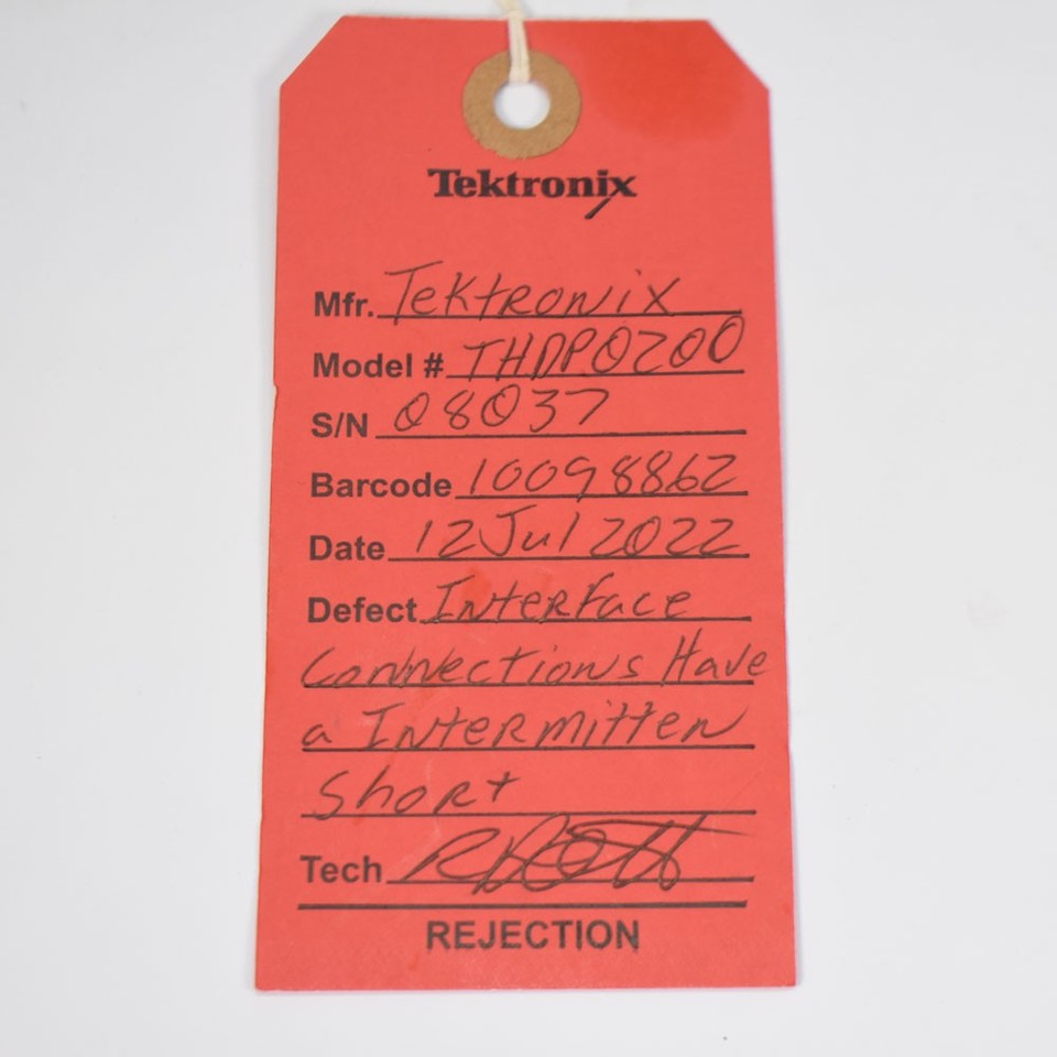 Tektronix THDP0200 High Voltage Differential Probe 200MHz +/-1500V AS ...