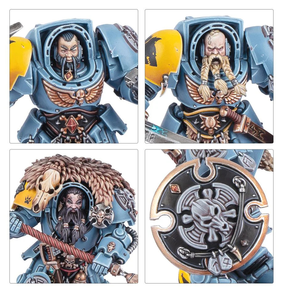 Warhammer 40000 - Space Wolves - Wolf Guard Terminators | eBay