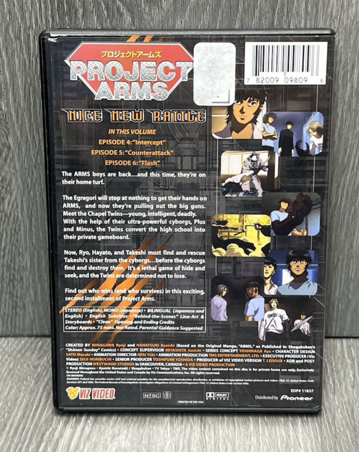 Project Arms Vol. 2: Nice New Rattle (DVD) Animated Viz Video | eBay