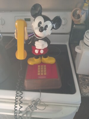 Vintage The Mickey Mouse Phone Landline Push Button Telephone 1976 ...