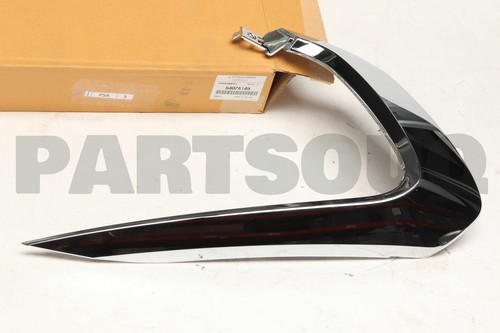 6407A149 Genuine Mitsubishi GARNISH,FR BUMPER SI | eBay