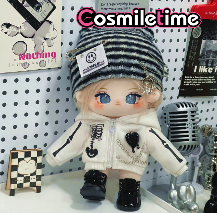 Handmade KPOP For Plush 20cm Doll Cool Guy Hoodie Coat Clothes Clothing ...