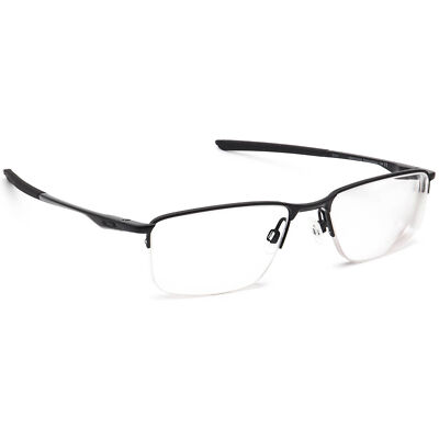 Oakley Eyeglasses OX3218-0152 Socket 5.5 Black Half Rim Metal Frame 52 ...
