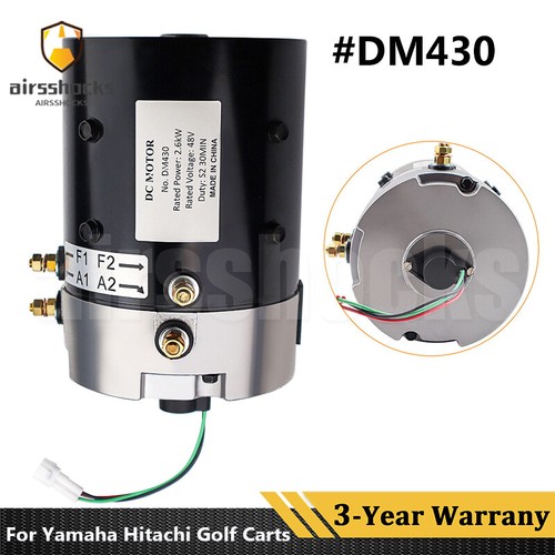 New DC Motor DM430 for Yamaha Hitachi Golf Carts G29 48V 2.6KW 3.5HP ...