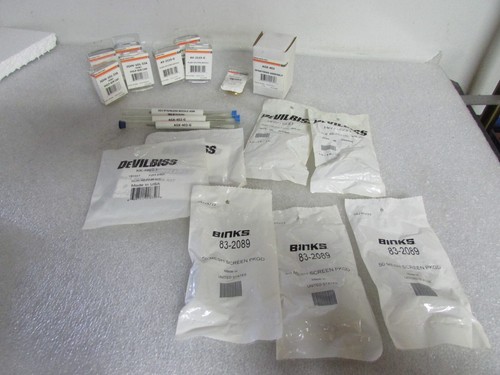 DeVilbiss Gun Repair Kit-Air Valve-Needle ASM-Baffle-HVLP Air Cap-Mixed ...