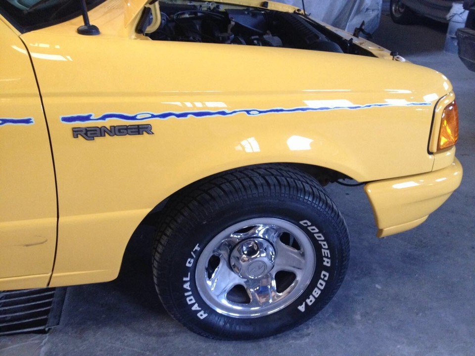 Ford Ranger Splash Decals | Customized | Left | Vinyl | Adhesive ...