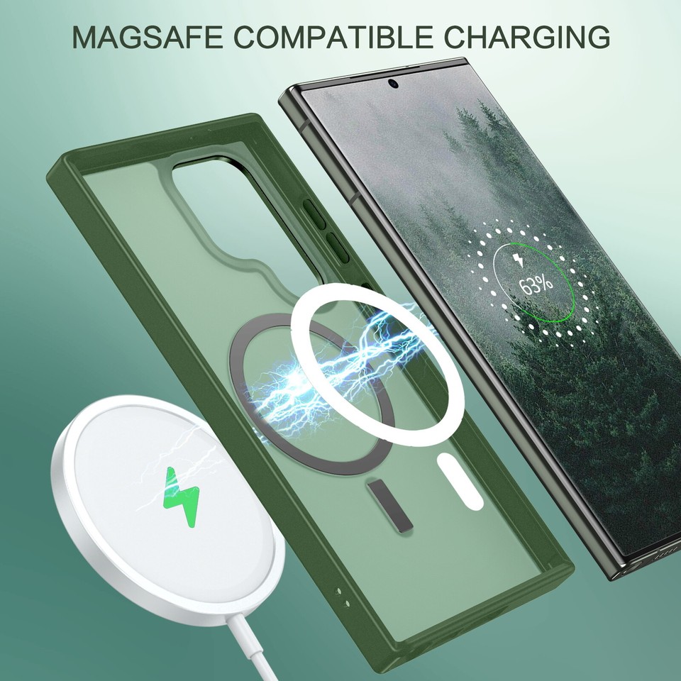 Magnetic Case For Samsung Galaxy S22/S23/S24/S25 Ultra/Plus A16/A15 ...
