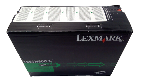 Genuine Lexmark T650H80G Black High Yield Toner Cartridge T650 T652 ...