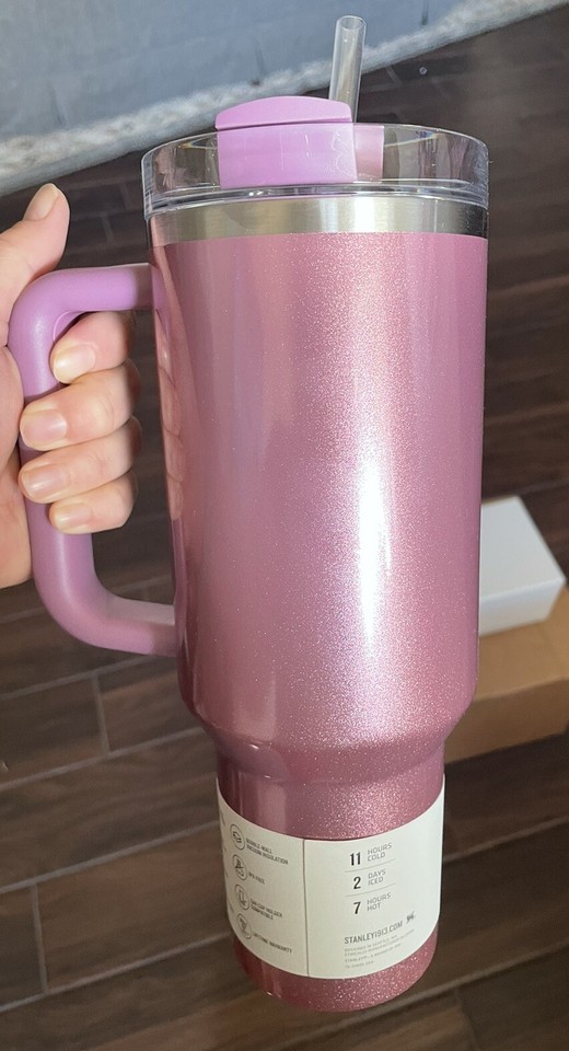 NEW Stanley 40oz Quencher Exclusive Color Mauve Shimmer Tumbler Target ...