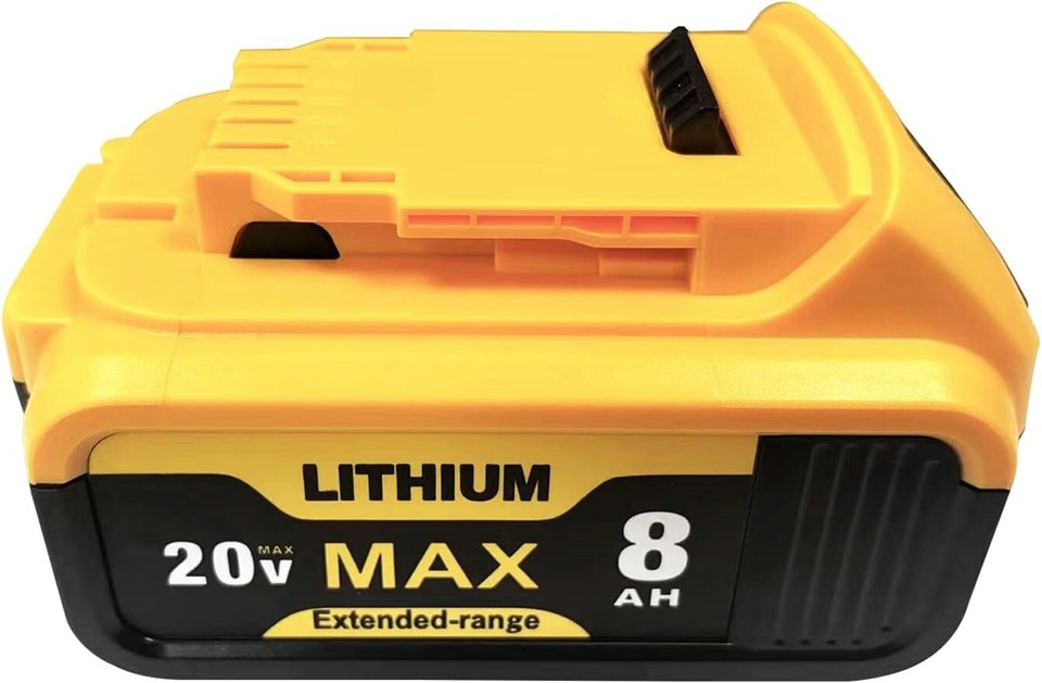 2Pack For DeWalt 20V 20 Volt Max XR 8.0AH Lithium Ion Battery DCB206-2 ...
