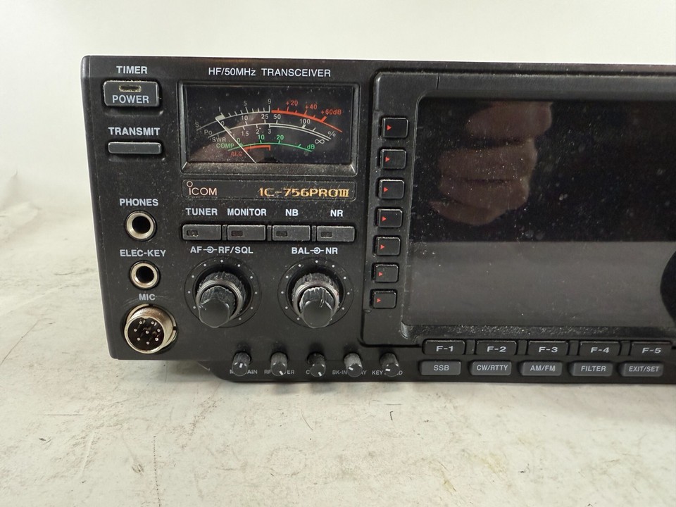 ICOM IC-756 PROIII HF 6 Meter Transceiver Amateur | eBay