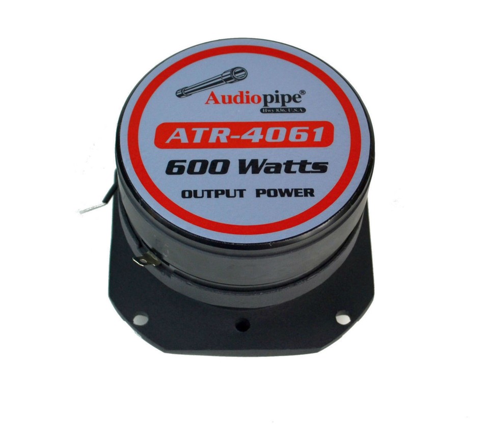 2 Pack 2" Inch 600 Watt Titanium Car Audio Super Tweeter Audiopipe ATR ...