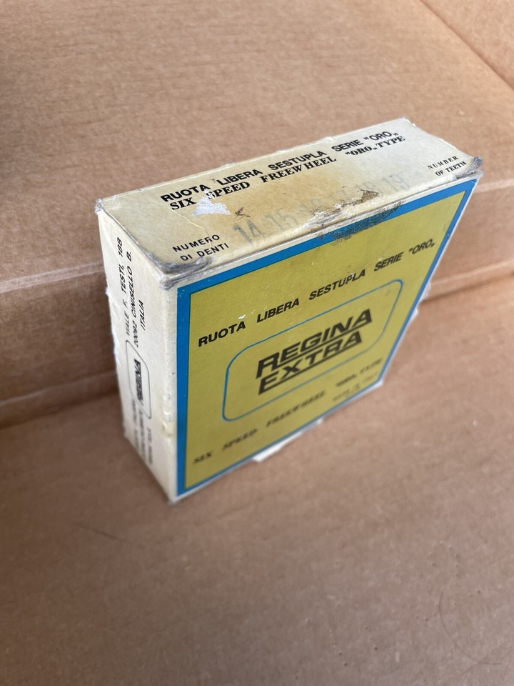 Regina Extra Oro Gold 6-Spd 14T-19T Road Freewheel NEW/NOS Vintage- Eng ...