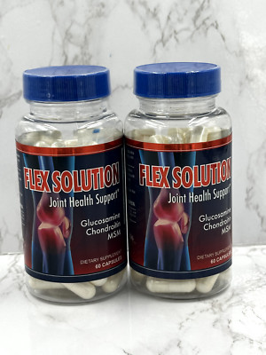 2 Flex Solution Anti-Inflammatory Muscle Joint Relief Msm Bones Support Pills | eBay
