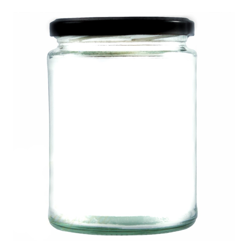 Large Jam Jars With Lids 500ml Straight Sided Large Jar Pickling Honey ...