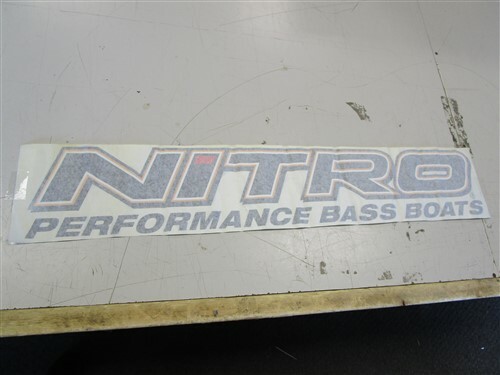 NITRO PERFORMANCE BASS BOATS DECAL 36" X 6 1/8" NITDEC36 MARINE | eBay
