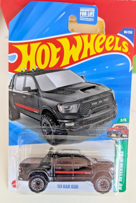 HTF 2025 Hot Wheels Black '23 Ram 1500 #96/250-HW Reverse Rake #2/5! | eBay