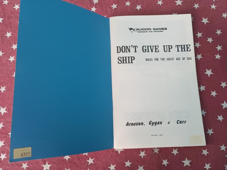 Guidon Games Miniature Rules Don't Give Up the Ship For the Age of Sail ...