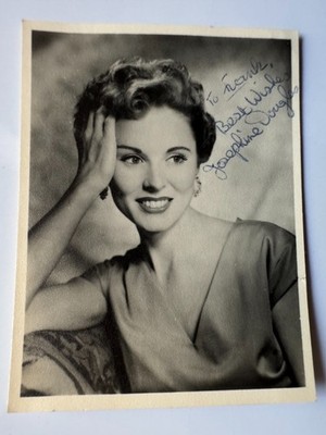 Josephine Douglas - Film original Autogramm - Größe 8 x 6 cm | eBay.de