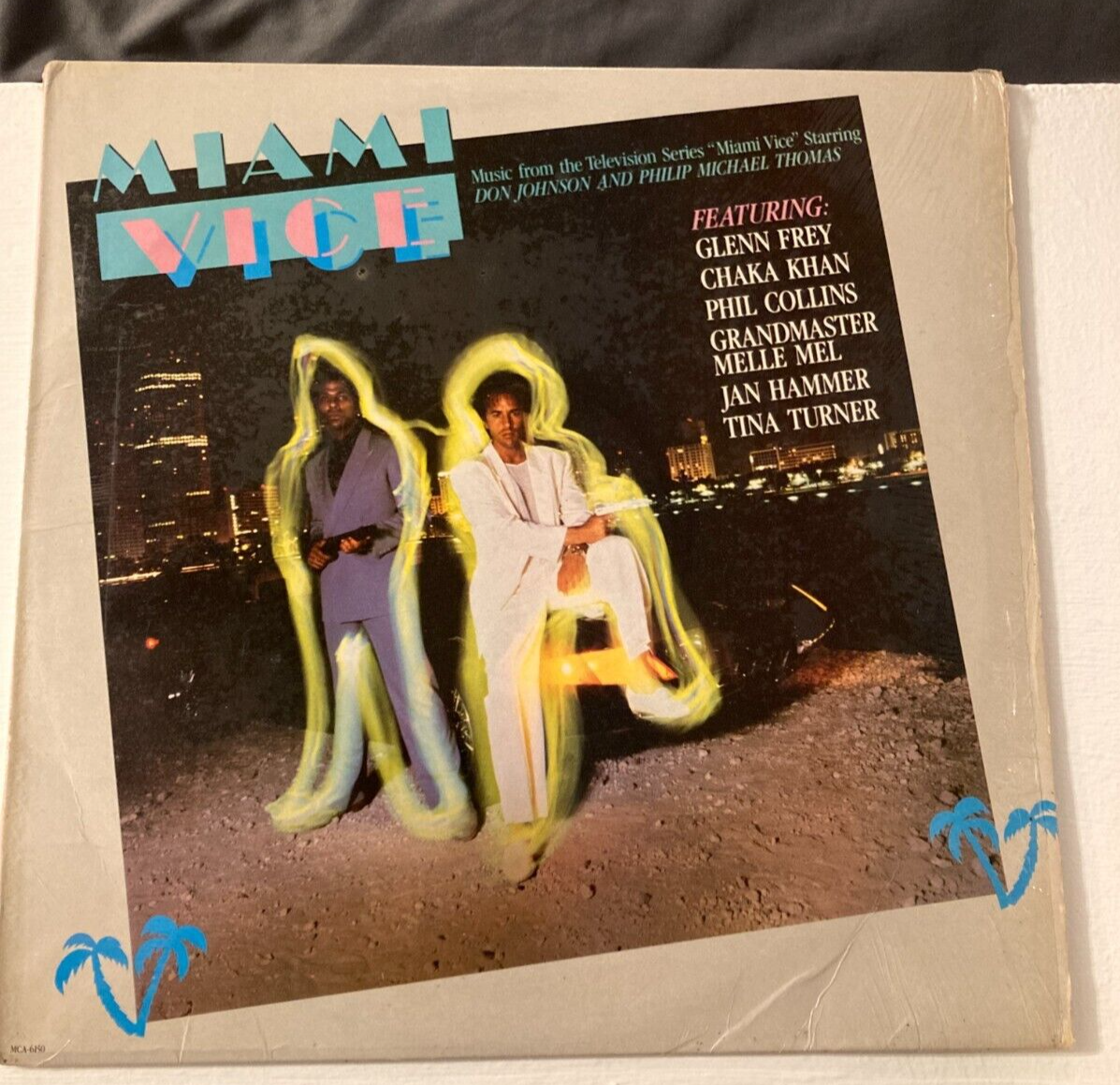 Miami Vice Soundtrack 12 Inch Vinyl Record LP MCA 6150 Vintage ...
