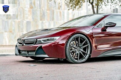 19” ROHANA RFX2 MATTE BLACK CONCAVE WHEELS RIMS FOR BMW G30 530 540 ...