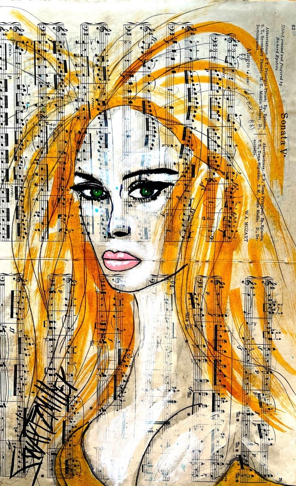 PEPSI PORTRAIT Painting COLORFUL SWARTZMILLER DNA SIGNED ART UPCYCLED ...