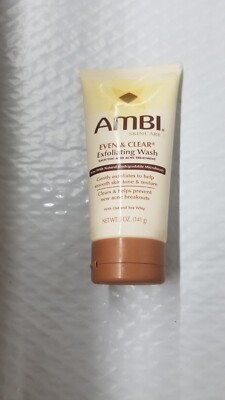 Ambi Skin Care Even Clear Exfoliating Wash 5oz NEW | eBay