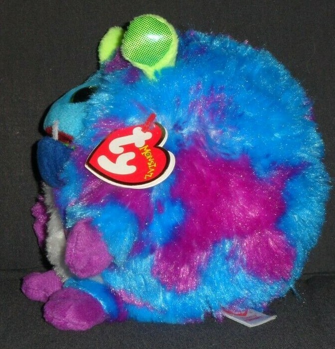 Ty Monstaz Toothy The Blue & Purple Monster Regular Size - 5 Inch No ...