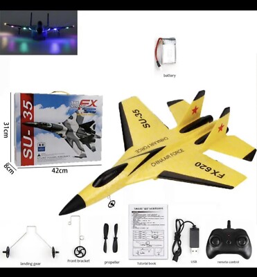 RC Plane FX620 SU35 RC Model Jet Fighter Remote Control Aircraft ...