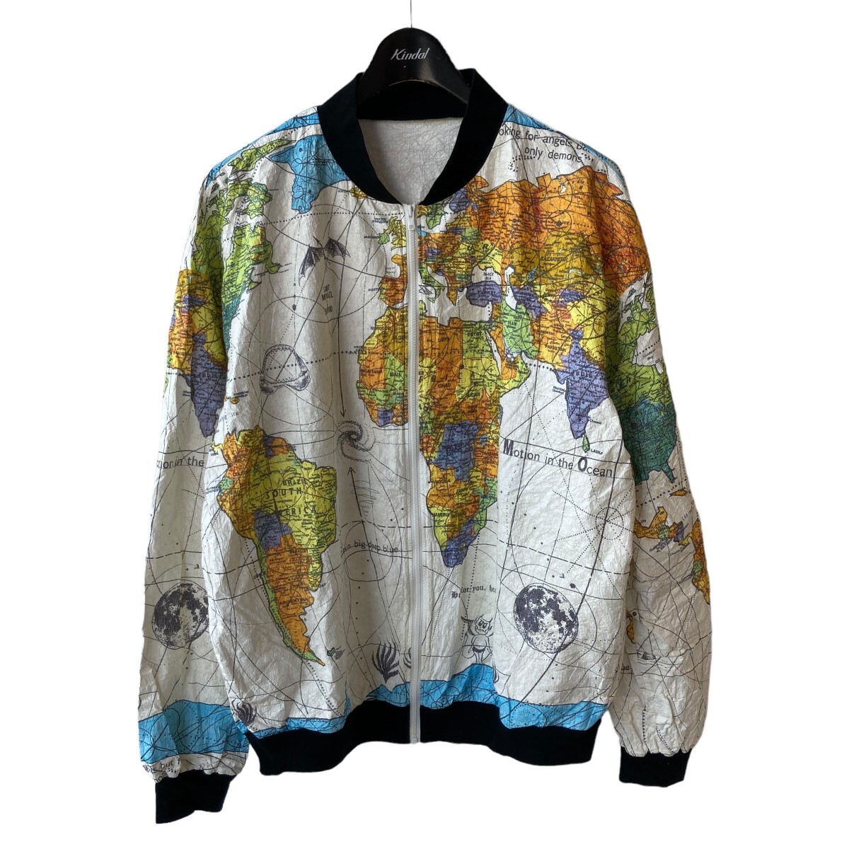 Saint Michael Dr Woo World Map Outerwear Jacket Size S - Gem