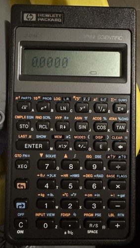 Vintage Hewlett Packard HP 32S II RPN Scientific Calculator with Case ...