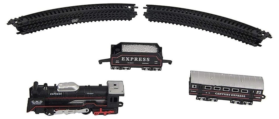 Electric Express Train Set- 13 Pieces Realistic Simulation Battery ...