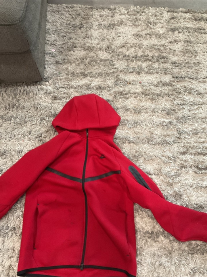 Nike Tech Red Size Small, Worn But Not Ruined, 1-2 Stains | eBay