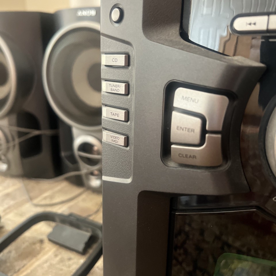 Sony MHC-GS100 60 Disc CD Changer Mini HiFi Stereo System + Remote For ...