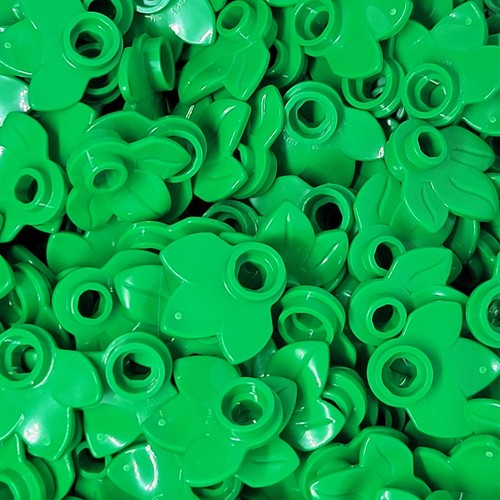 LEGO PARTS - BRIGHT GREEN LEAF PLANT 1X1 - No 32607 / 6182261 - QTY 20 ...